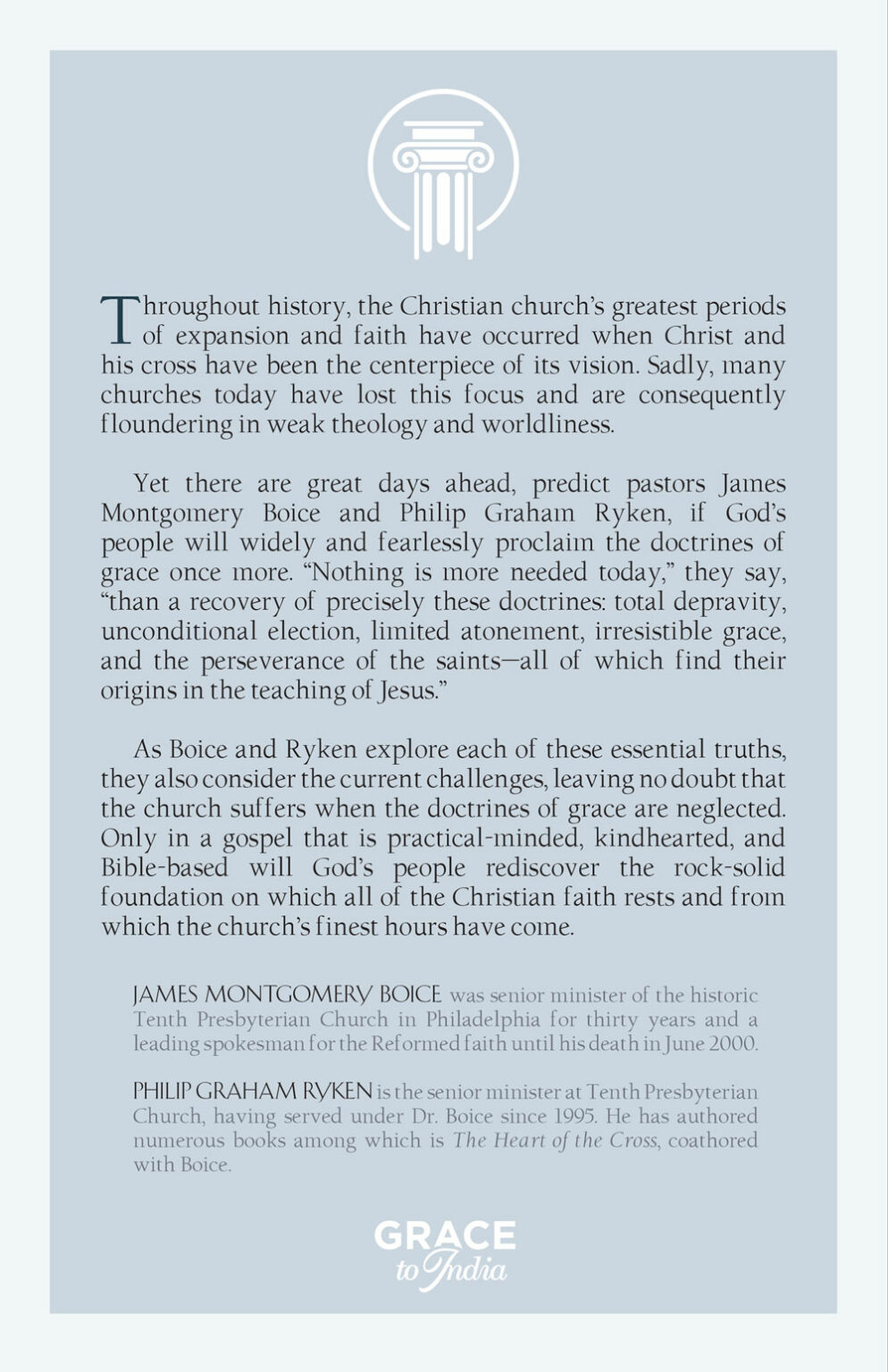 The Doctrines of Grace: Rediscovering the Evangelical Gospel – Grace to ...